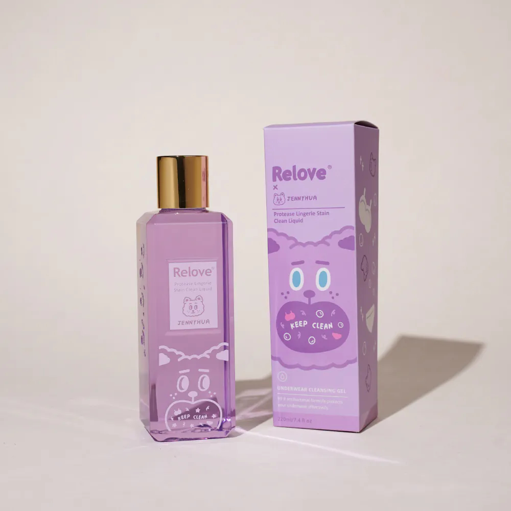 Relove Protease Lingerie Stain Clean Liquid 220ml 蛋白酵素去漬抑菌手洗精- 煎妮花聯名 (玫瑰向日葵) | Shopee Malaysia