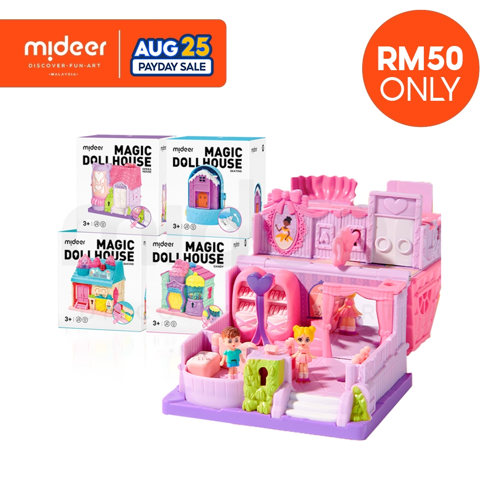 Mideer Magic Dollhouse - 4 Designs Available | Shopee Malaysia