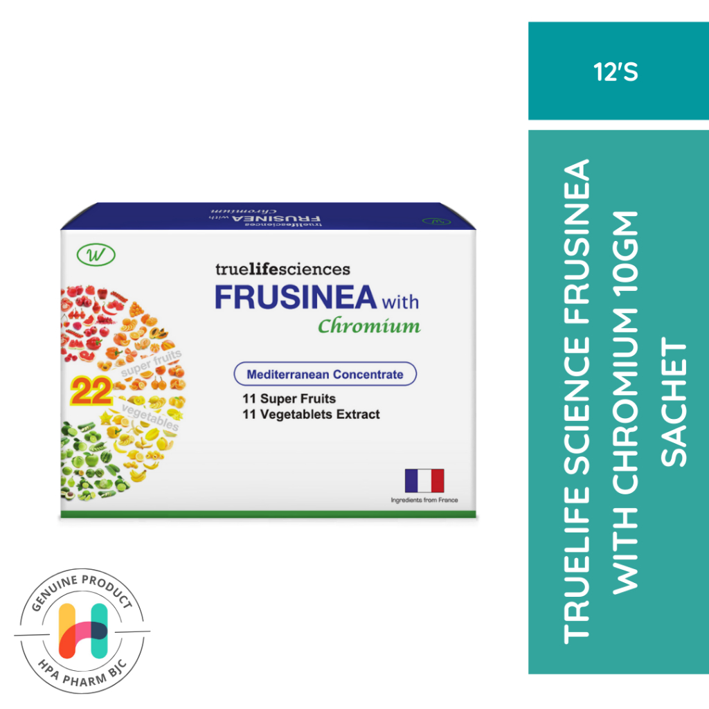 TRUELIFE SCIENCE FRUSINEA WITH CHROMIUM 10GM SACHET (Immunity Booster ...