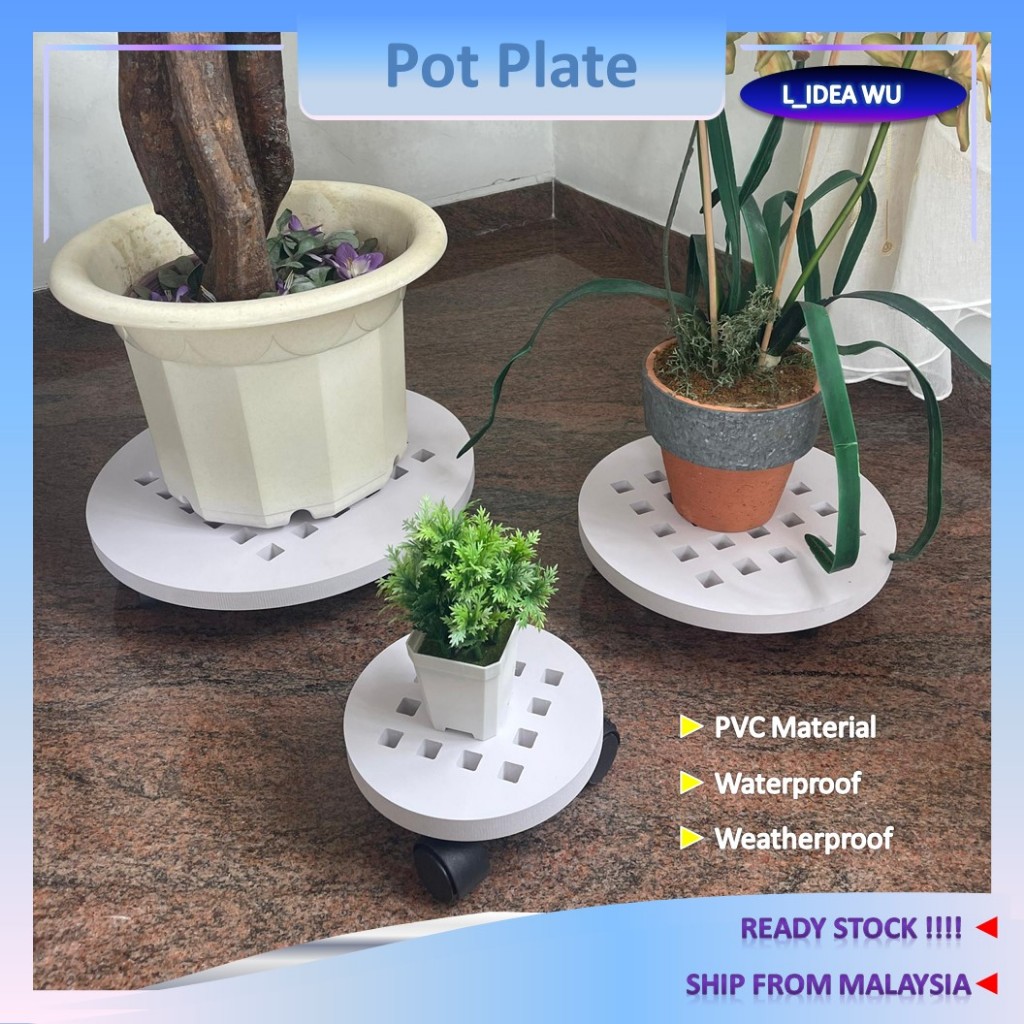 Waterproof Lapik Pasu Bunga Besar Outdoor Flower Pot Stand Plant Stand ...