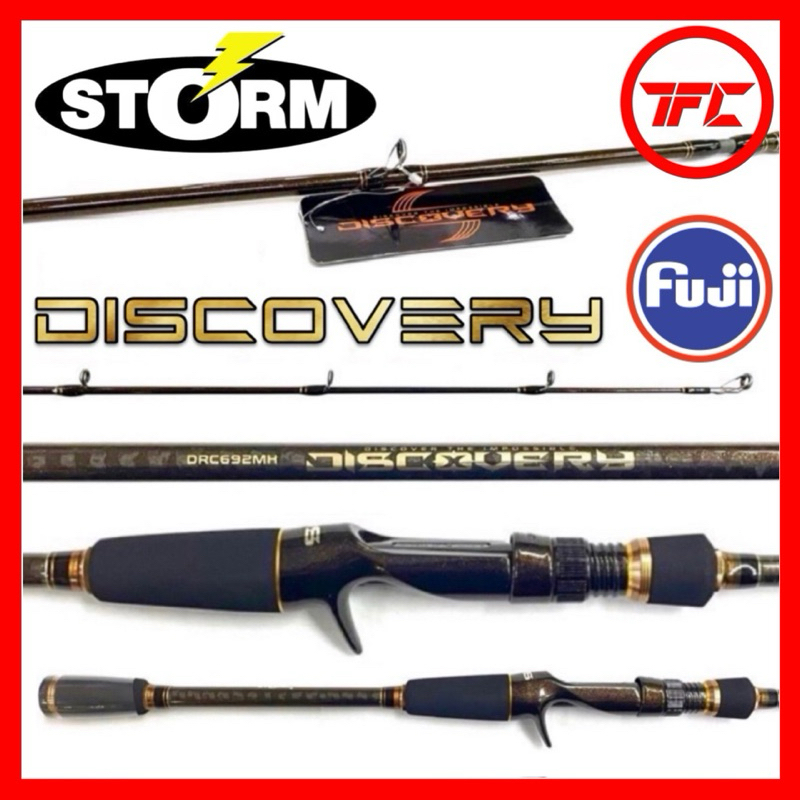 STORM Discovery Rod Baitcasting & Spinning Baitcast BC 21’ Casting ...