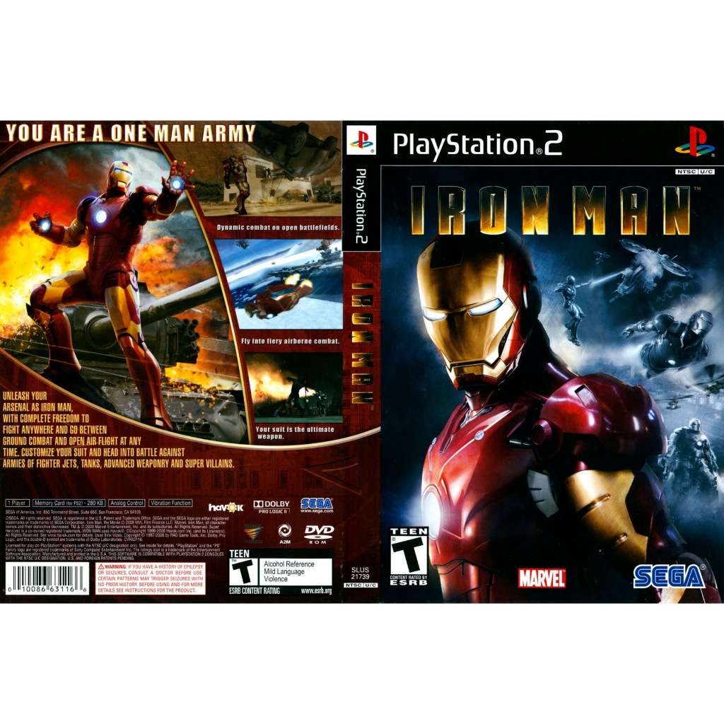 PS2 DVD Games Iron Man (Ready Stock) | Shopee Malaysia