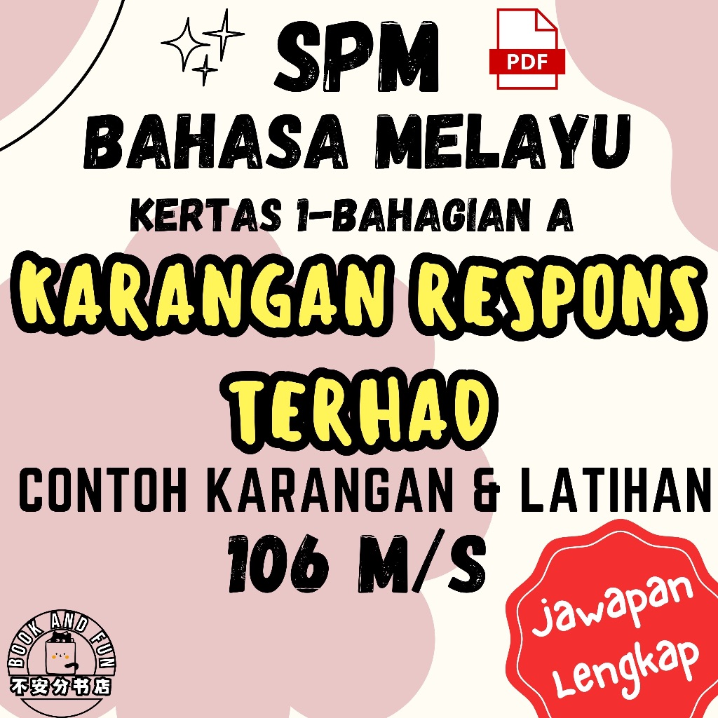 (PDF) SPM BAHASA MELAYU MODUL KARANGAN RESPONS TERHAD Contoh & Latihan ...