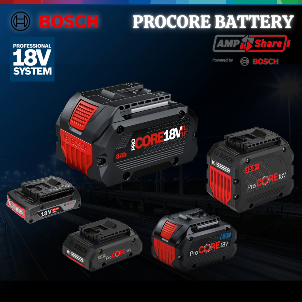 Bosch 18v Procore Battery 2.0ah / 4.0ah / 8.0ah / 12.0ah [ 100% ...