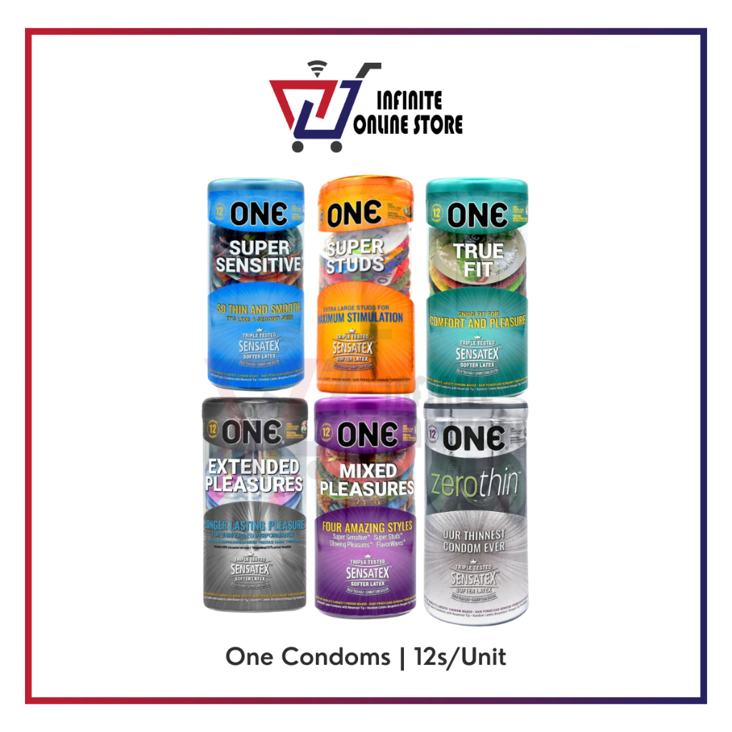 One Condoms Super Sensitive / Super Stubs / Mixed Pleasure / Zero Thin ...