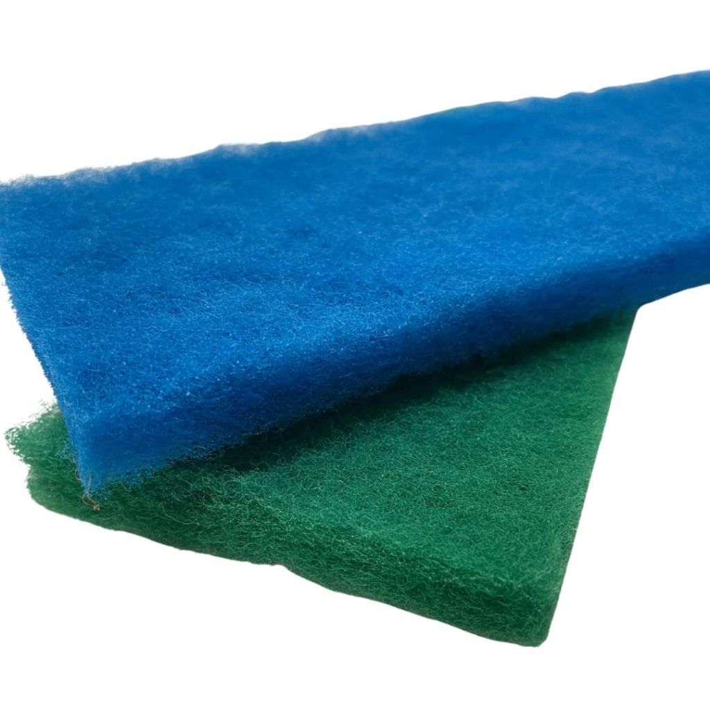 Small China Green and Blue Sponge / Mat - For Aquarium, Fish Tank, Pond ...