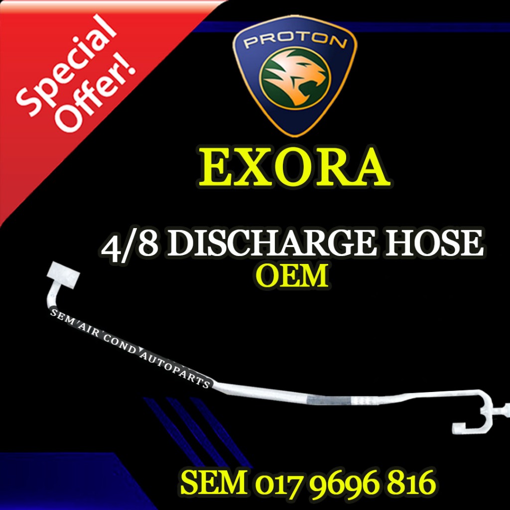 PROTON EXORA OEM NEW 4/8 DISCHARGE HOSE/ HOS (CAR AIRCOND SYSTEM) HIGH ...