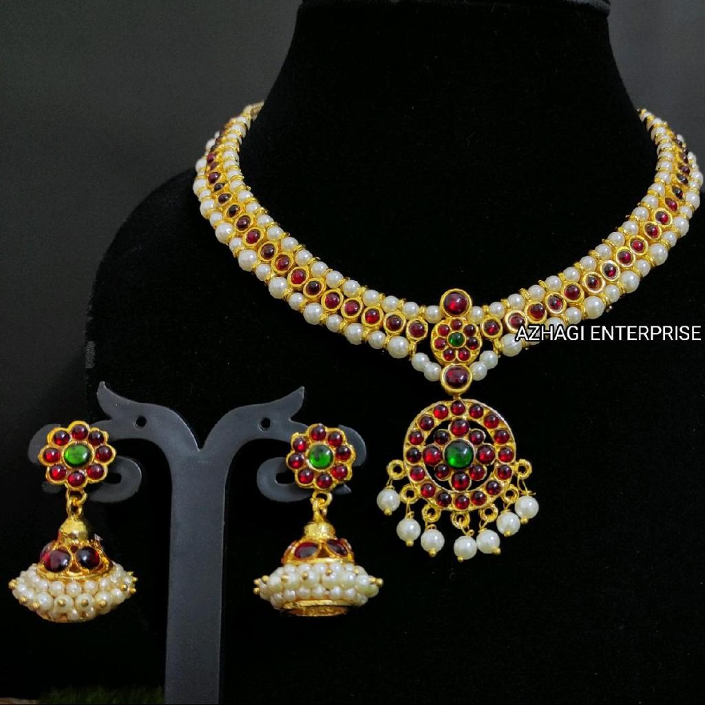 Kemp Jewel Set // Brananatyanam Kemp Jewel Set // Indian Dancers ...