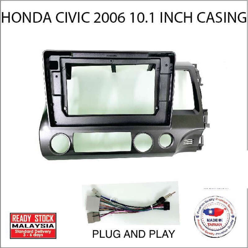 Honda Civic FD 2006-2011 10.1 Inch Android Player Casing (with Socket ...
