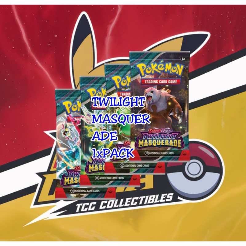 TWILIGHT MASQUERADE PTCG BOOSTER PACK-1PACK(LIVE RIP) | Shopee Malaysia