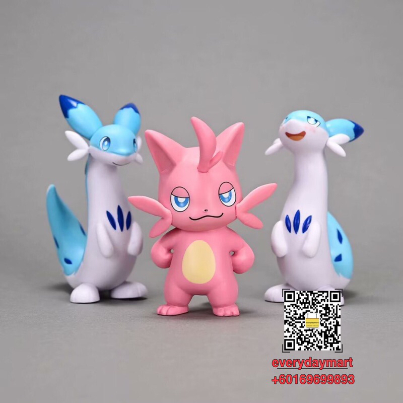 🔥PALWORLD 3️⃣ IN 1️⃣ 8cm🔥ACTION FIGURE TOYS STATUES💥幻兽帕鲁3in1龙系Boss疾旋鼬 烧 ...