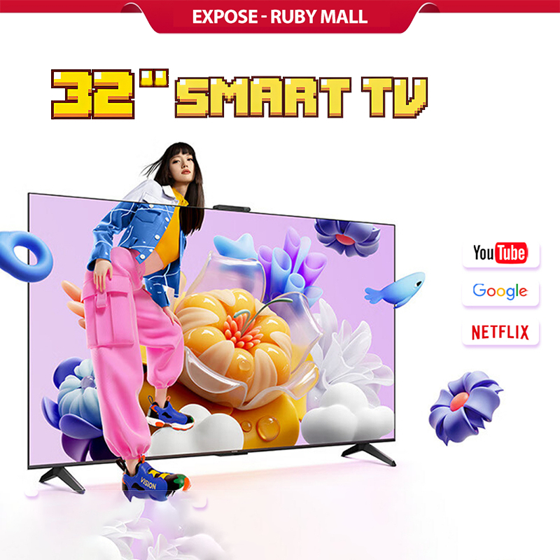 EXPOSE 32 Inch Smart TV Android 12 4K Android TV LED Murah LED ...