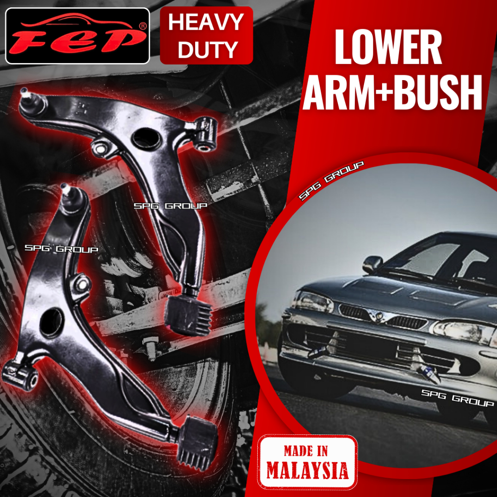 FEP FRONT LOWER ARM PROTON WIRA SATRIA PUTRA [HEAVY DUTY] CONTROL ARM ...