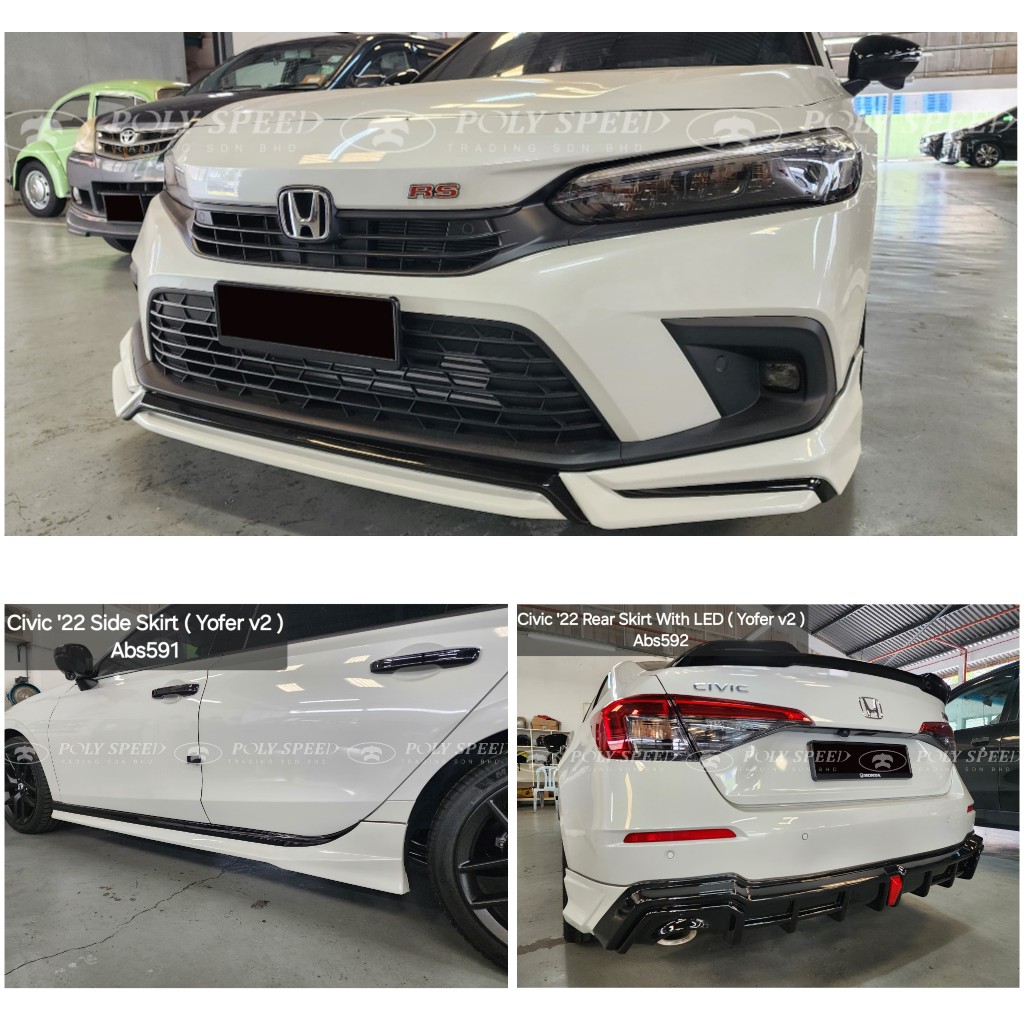 Honda Civic 11th Generation 2022 Yofer V2 Body Kit ABS Ready Stock ...