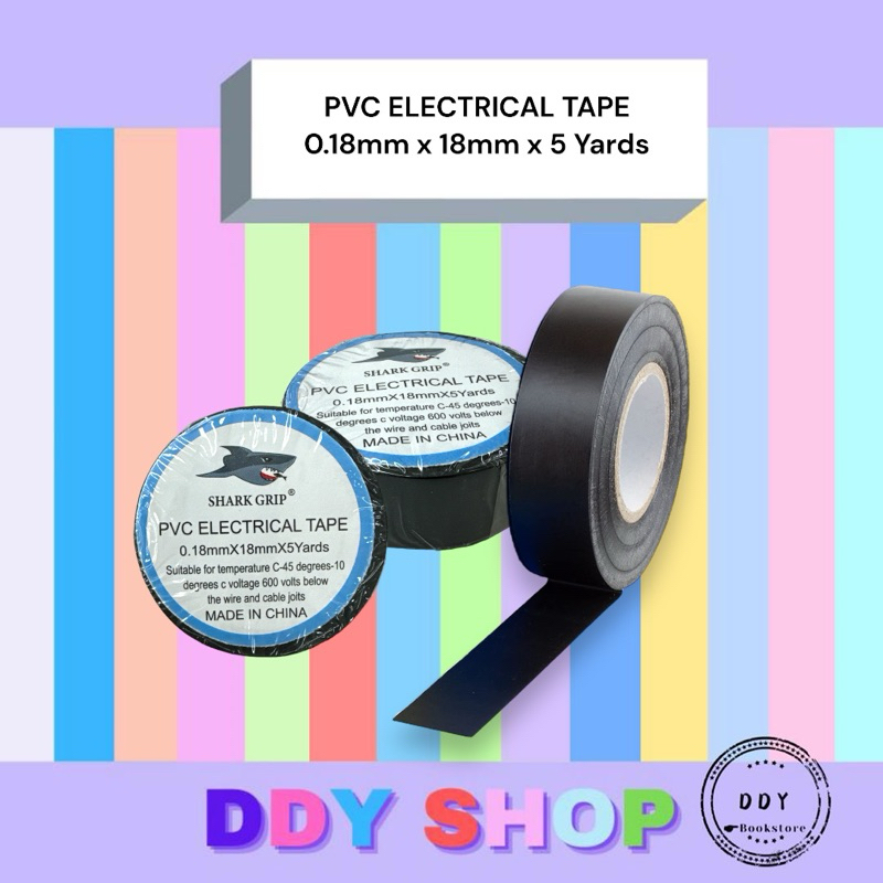 PVC Electrical Tape / Electric Insulating Black Tape / Pita Wayar Wire ...