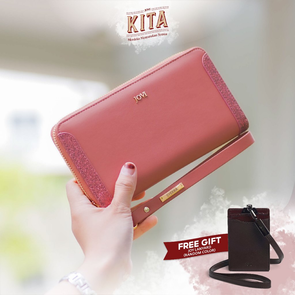 JOVI ELISE Wallet - FREE MERDEKA GIFT SET & JOY LANYARD (RANDOM COLOUR ...