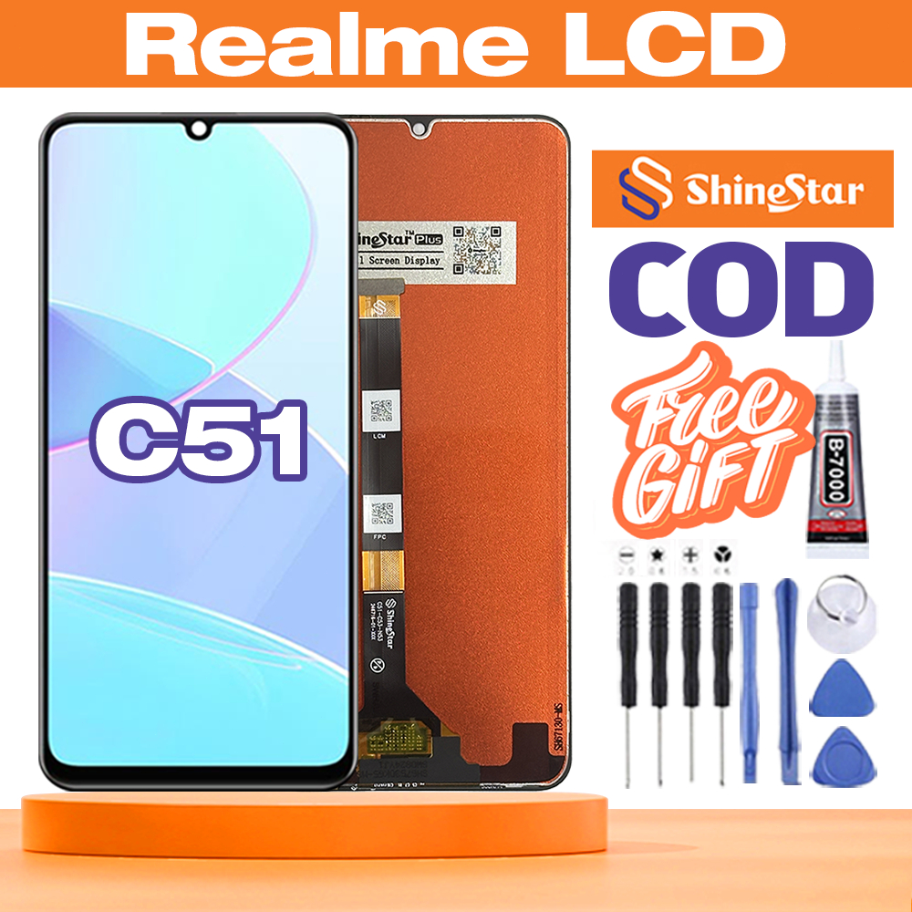 ShineStar ORIGINAL LCD Display for REALME C51 Glass Touch Screen Digitizer | Shopee Malaysia