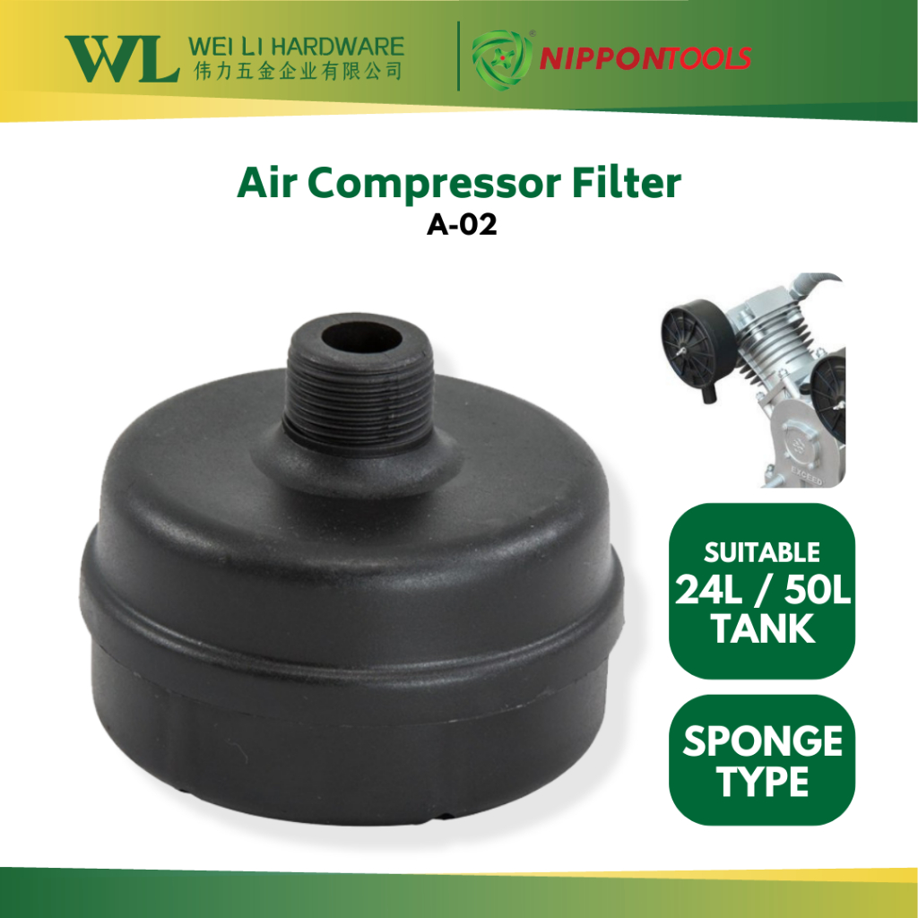 1/2" Air compressor filter / air filter for 24L & 50L tank / filter ...