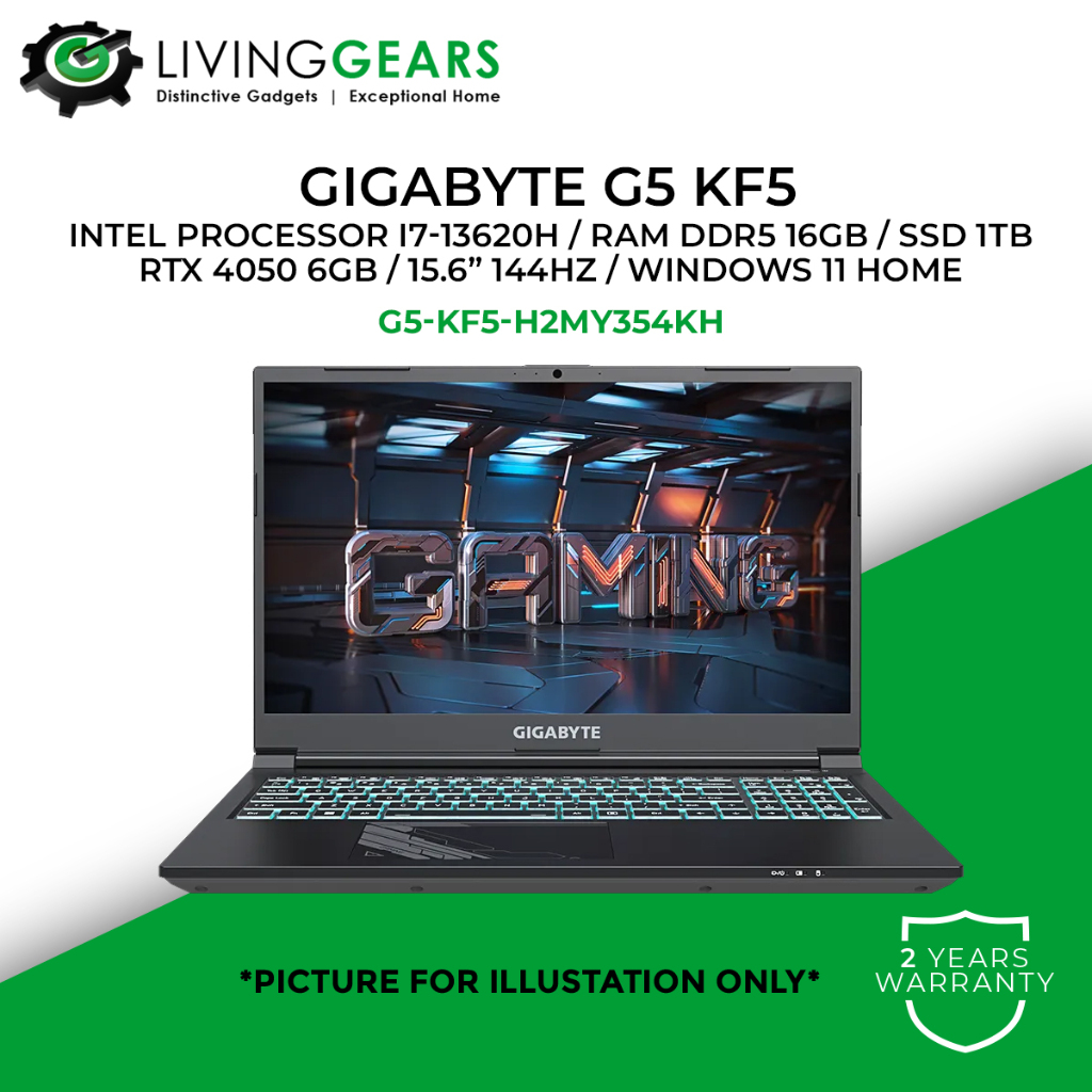 GIGABYTE GAMING NOTEBOOK G5 MODEL KF5 / MF5 ( 2023 ) | Shopee Malaysia