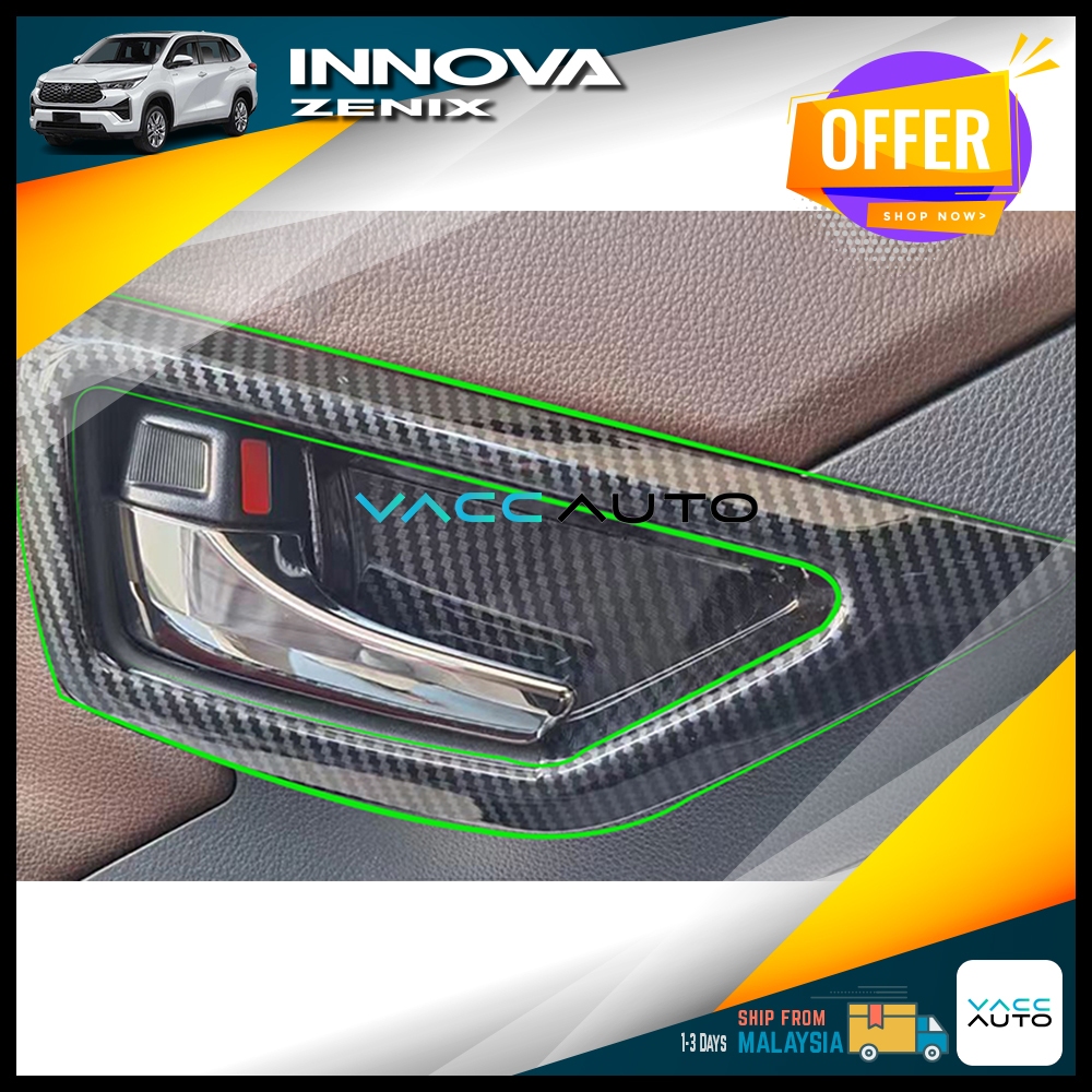Toyota Innova Zenix AG10 2023 - 2026 Inner Door Handle Inner Bowl Cover ...