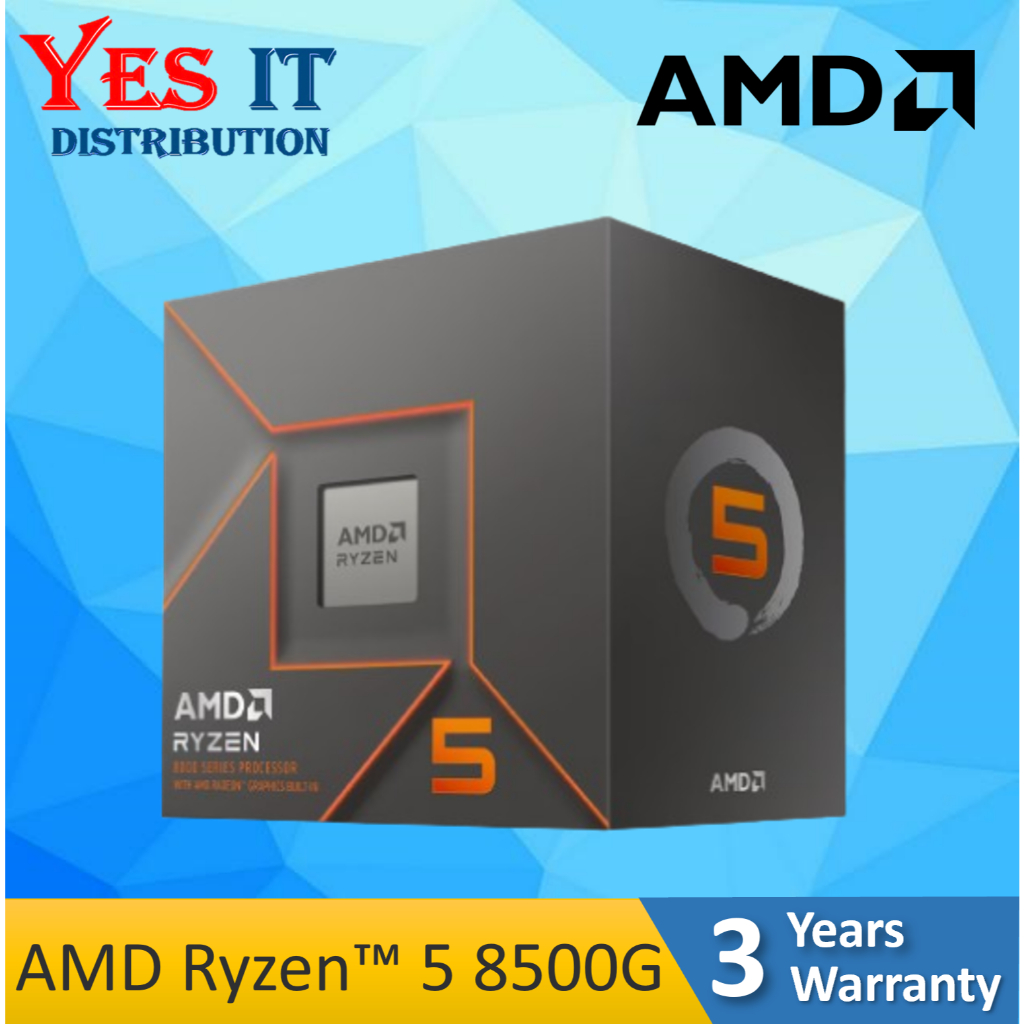 AMD Ryzen 5 8500G / 8600G AM5 Processor with AMD Radeon™ 760M | Shopee ...
