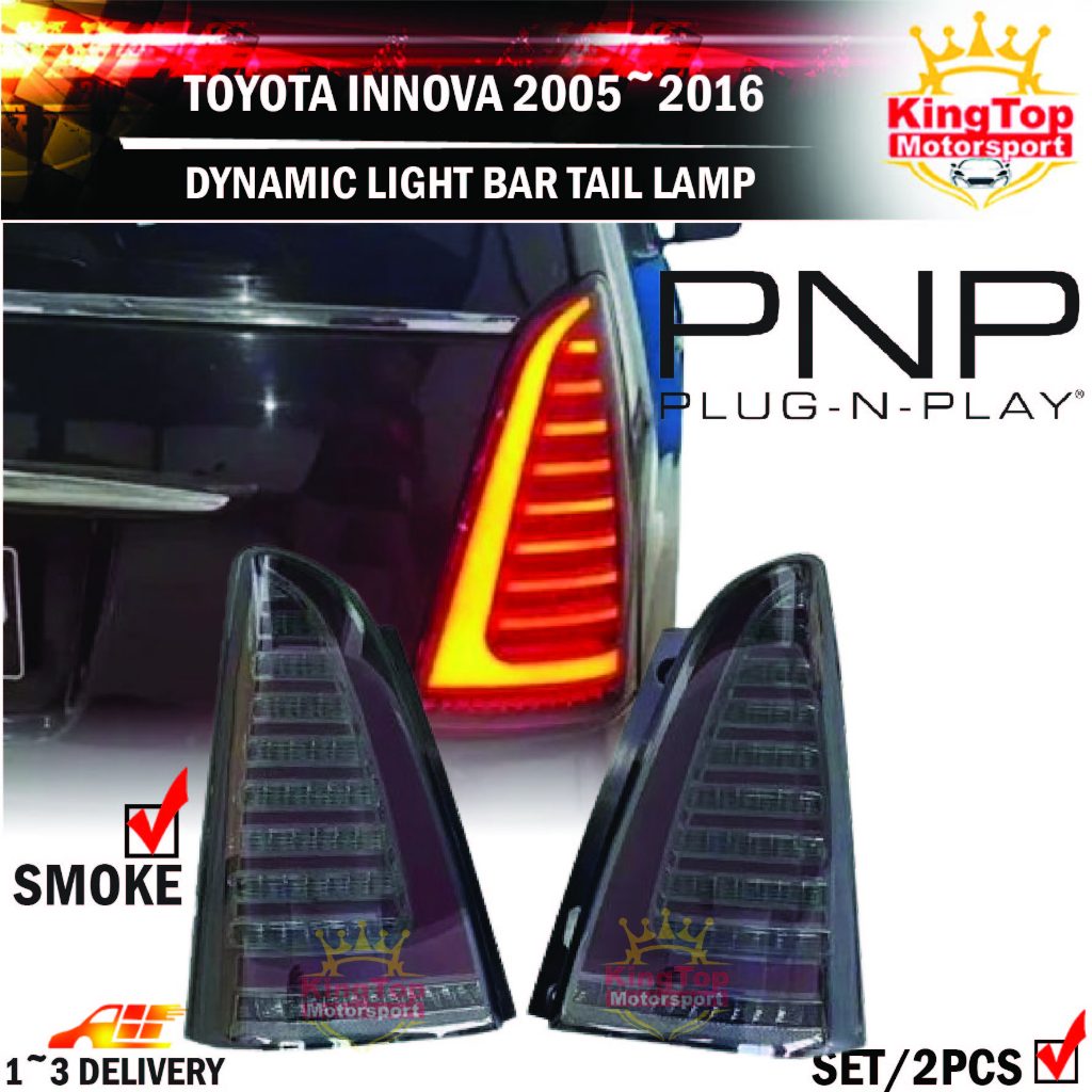 Toyota Innova (2006-2015) LED Tail Lamp Tail Light Taillamp Taillight ...