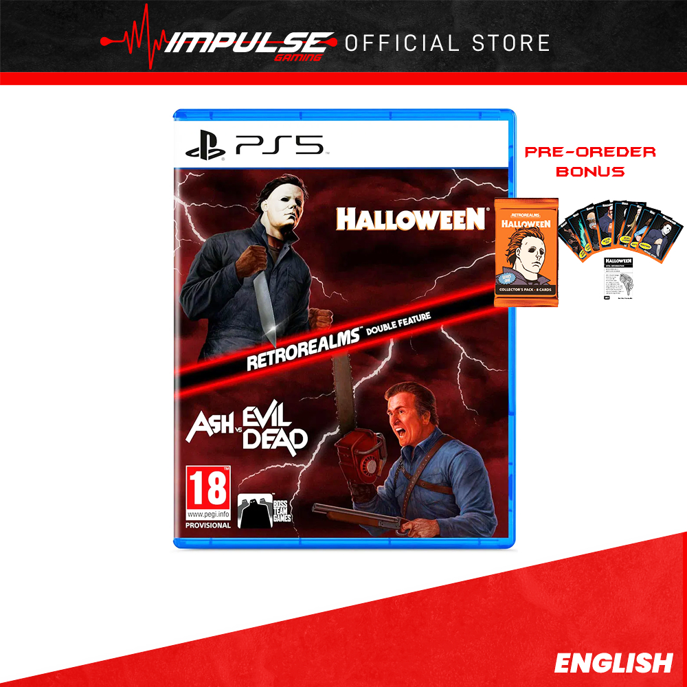 [PREORDER] PS5 Halloween and Ash vs Evil Dead RetroRealms Double ...