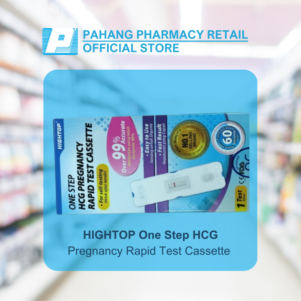 HIGHTOP One Step HCG Pregnancy Rapid Test Cassette | Shopee Malaysia