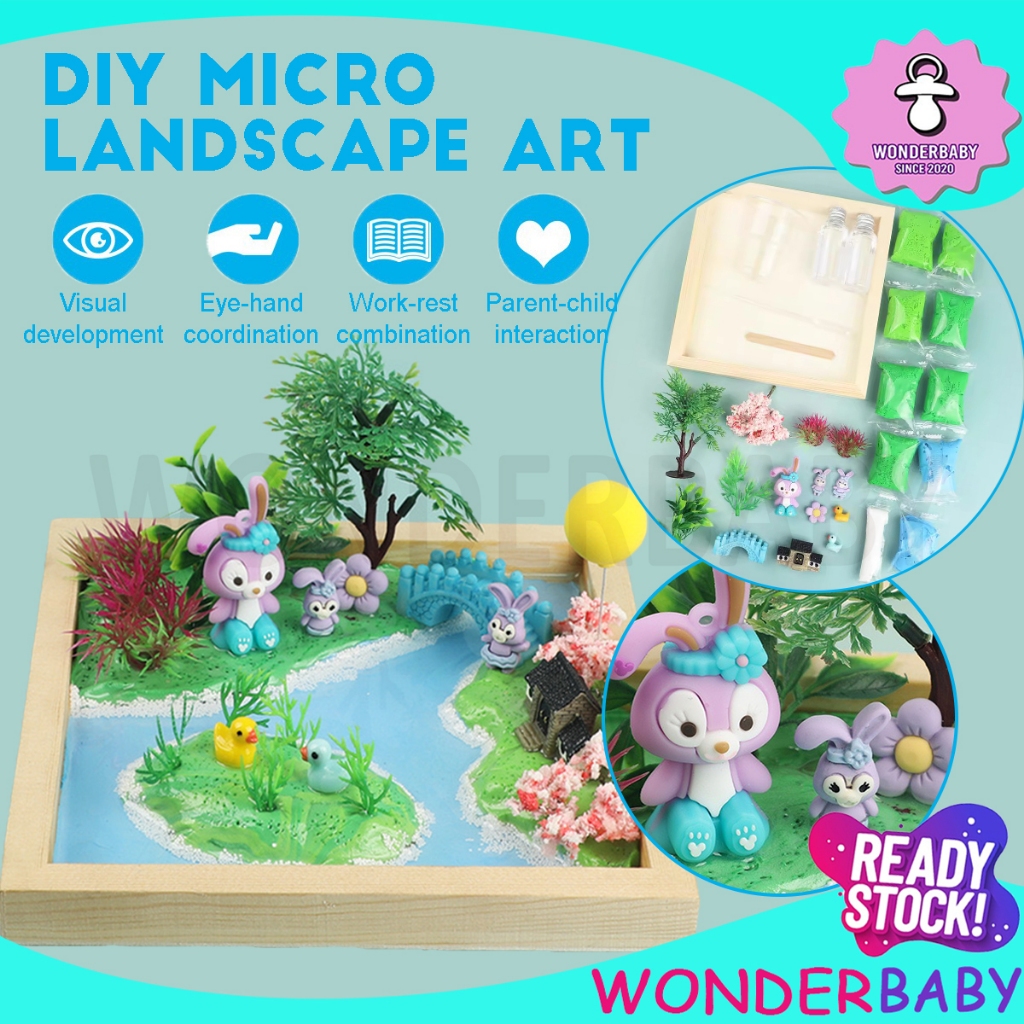 DIY Micro Landscape ART 3D Handcraft Kids Children Framing Frame ...