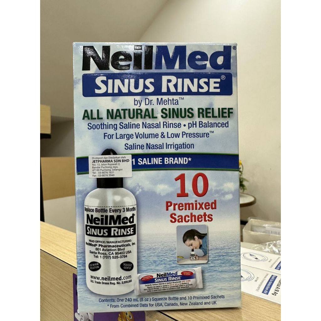 NEILMED SINUS RINSE (ALL NATURAL SINUS RELIEF) | Shopee Malaysia