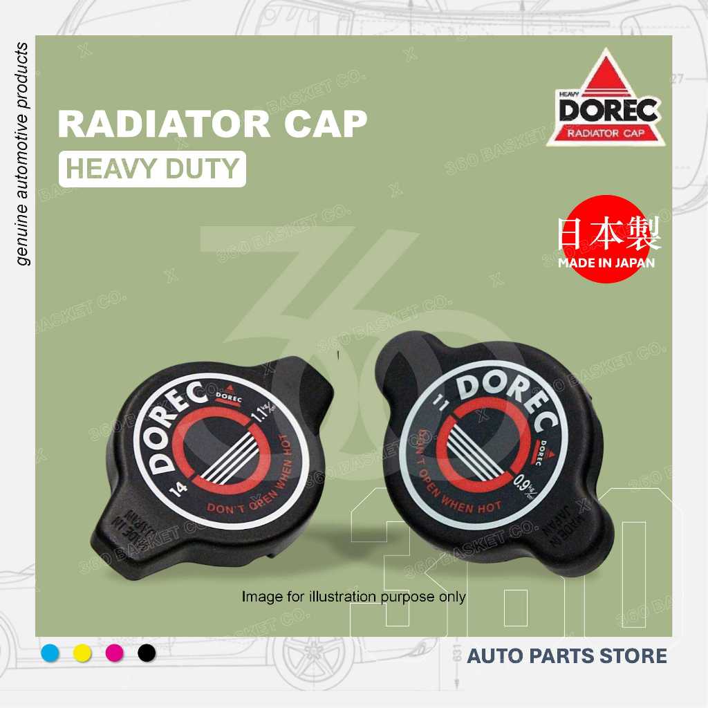 [JAPAN] DOREC RADIATOR CAP R124 R125 R126 R148 0.9 1.1 FEW FUTABA ...