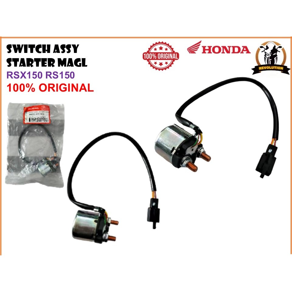 STARTER RELAY ASSY STARTER MAGNET SWITCH ASSY ORIGINAL 100% FOR RS150 ...