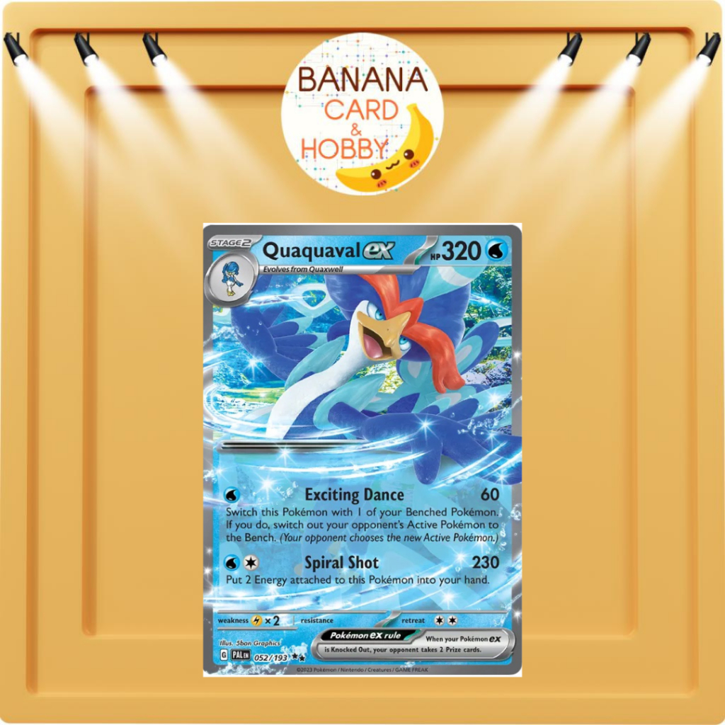 Pokemon TCG | Quaquaval Ex 052/193 | DR | Paldean Fates | Shopee Malaysia
