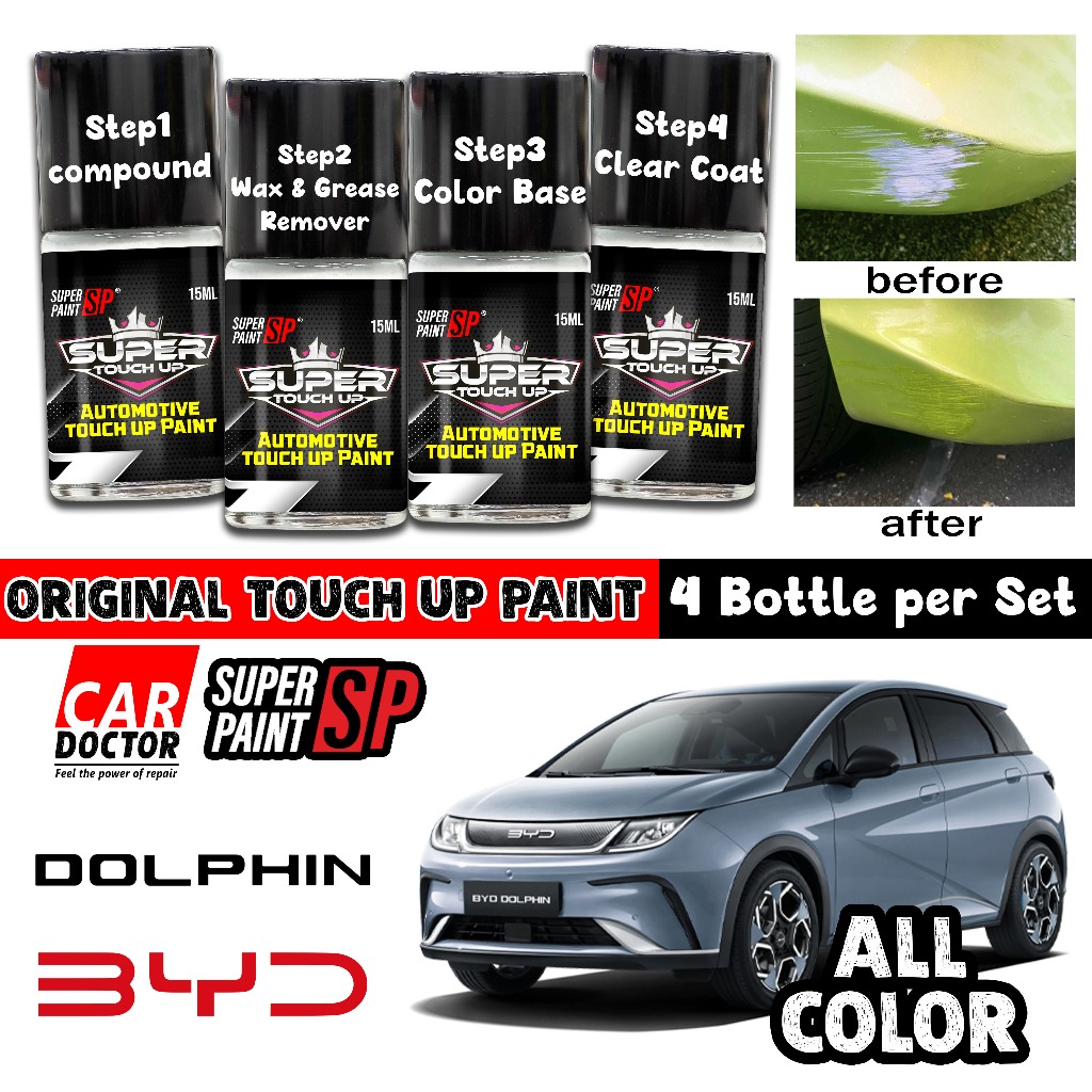 BYD Dolphin 🚗 Original Touch Up Paint Combo Set DIY Scratch Removal ...