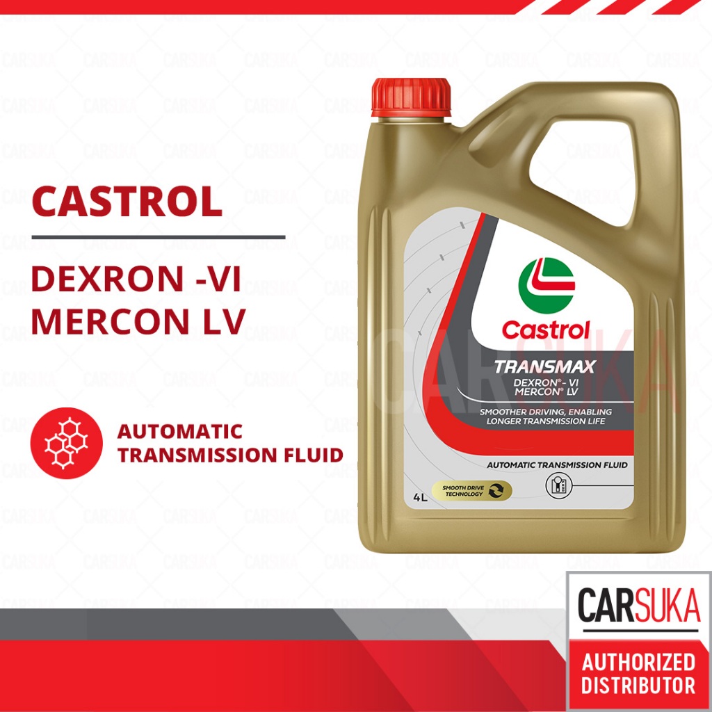 Castrol TRANSMAX ATF DEXRON®-VI MERCON® LV Multivehicle (4L) | Shopee ...