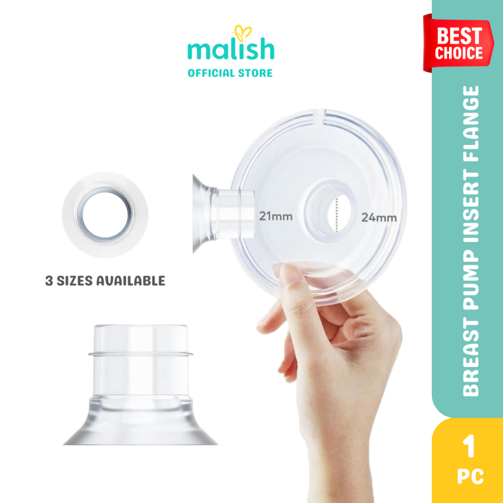 Malish Breast Pump Insert Flange Silicone (17mm / 19mm / 21mm) | Shopee ...