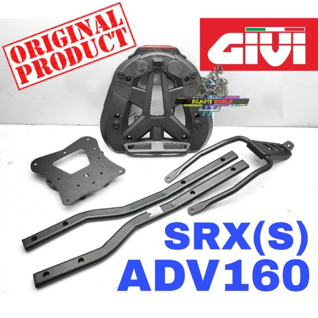 MONORACK GIVI ADV 160 XTREME SPECIAL RACK ORIGINAL GIVI WITH SPOTLIGHT MONORACK HONDA ADV160 ...