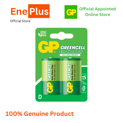 GP Greencell Carbon Zinc 2D Size | Shopee Malaysia