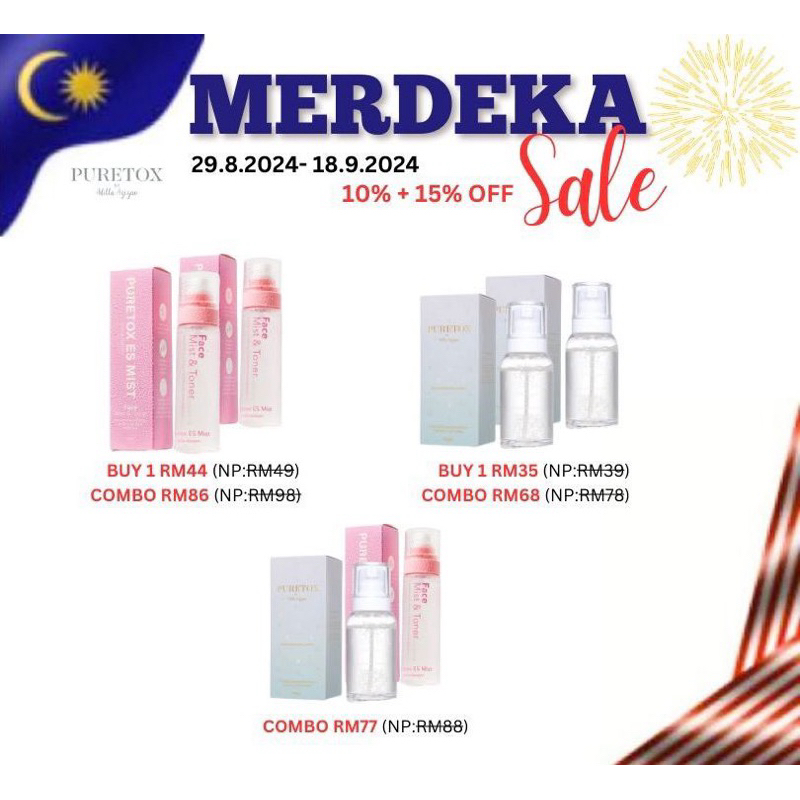 SALE MERDEKA COMBO PURETOX! Double lebih jimat! | Shopee Malaysia