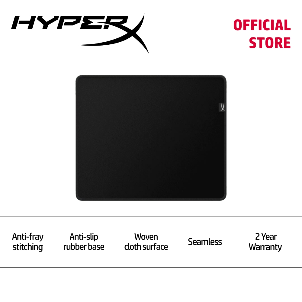 HyperX Pulsefire Mat Gaming Mouse Pad - Cloth (M) (4Z7X3AA) | Shopee ...
