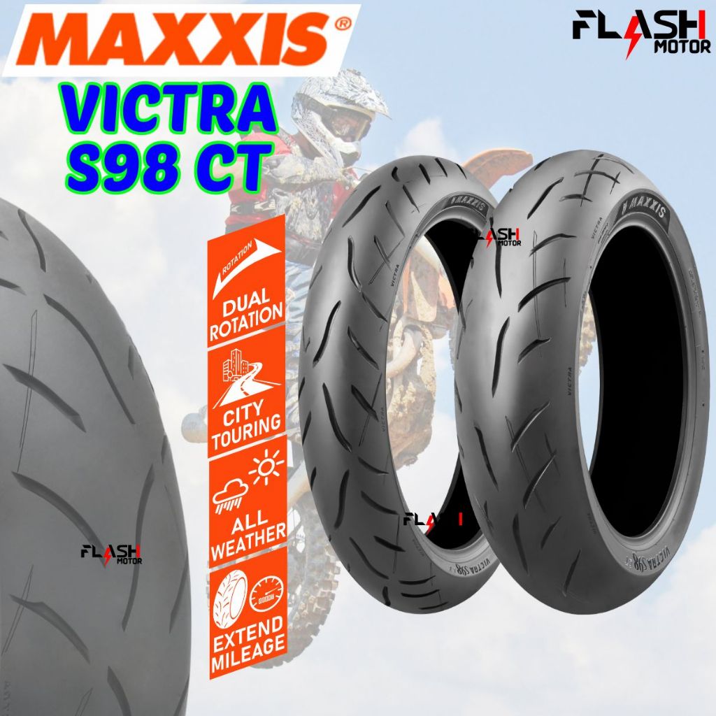 MAXXIS VICTRA S98 CT Tubeless Maxis Tires Tire New Durable Rubber Compound Tayar Tayer Tyre Roda ...