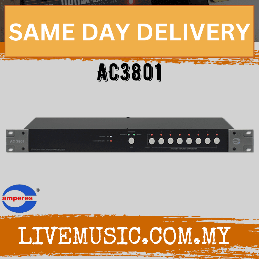 Amperes Electronics AC3801 8 Duty 1 Standby Manual Amplifier Changeover ...