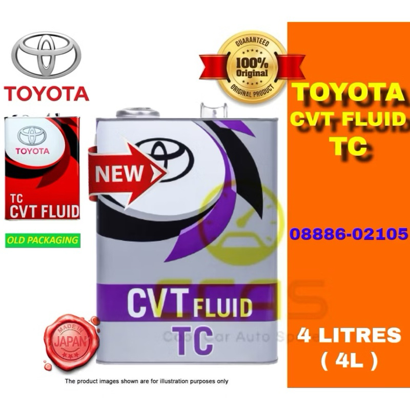 NEW 100% ORIGINAL Toyota ATF CVT TC 4L Wish 2.0 Estima ACR50 Alphard ...