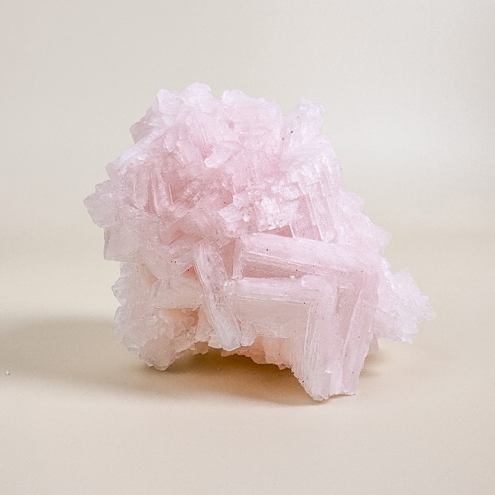 {wondrous curations} RARE Premium Quality Pink Halite Raw Crystal Stone ...