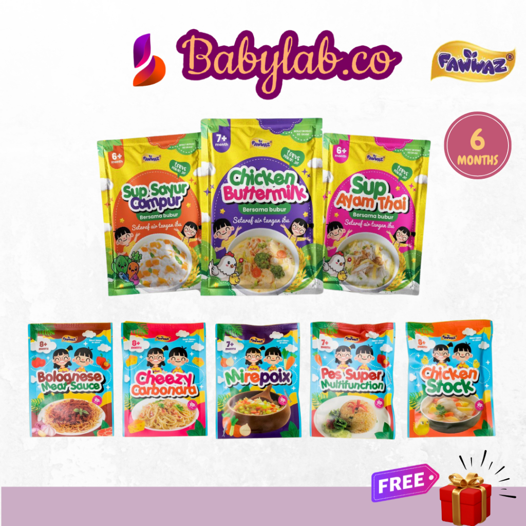 FAWWAZ | BABY FOOD MAKANAN BAYI READY TO EAT PES BUBUR PORRIDGE PUREE ...
