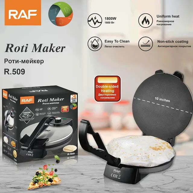 RAF Electric Roti Maker/Chapati Maker Use Electricity 8 inches Roti ...