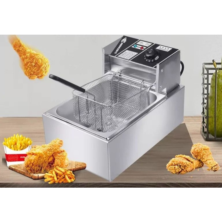 8L Single Electric Single Tank Fryer | Shopee Malaysia
