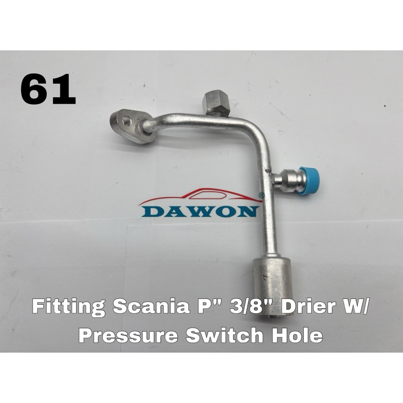 Fitting Scania P" 3/8" Drier W/ Pressure Switch Hole ️ [TRUCK AIRCOND ...