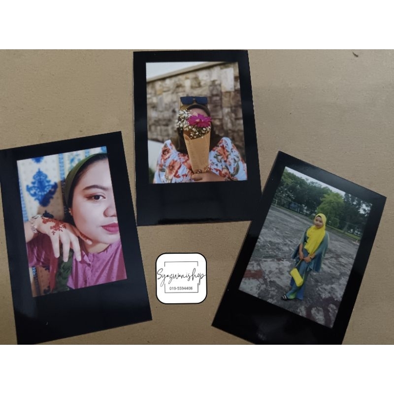 LOMO PRINT 10PCS-100PCS (MINI HITAM) | Shopee Malaysia