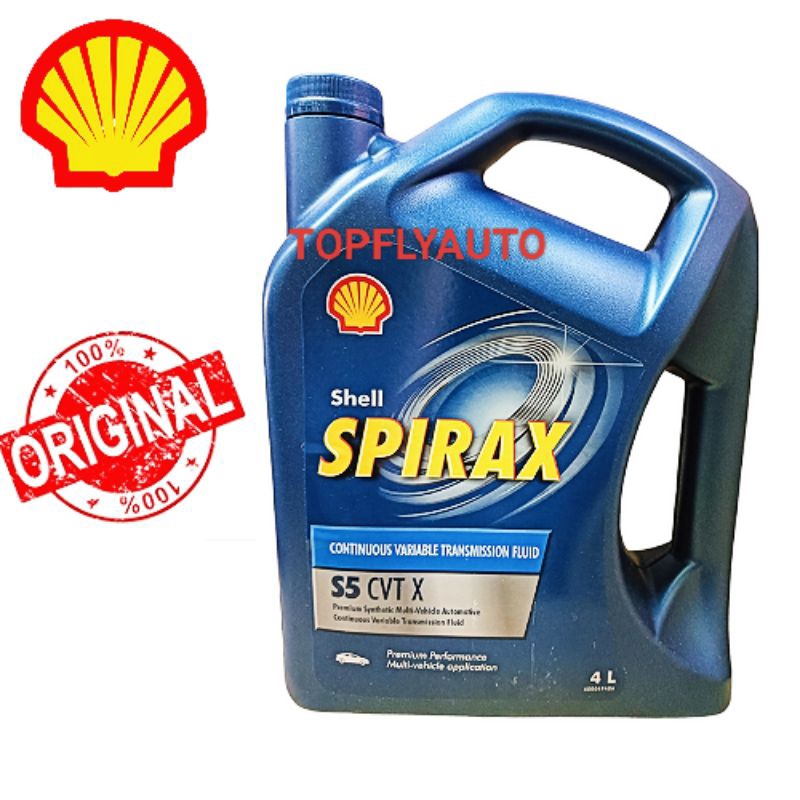 100% ORIGINAL SHELL SPIRAX S5 CVT X CONTINUOUS VARIABLE TRANSMISSION ...